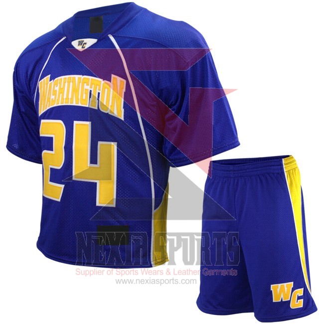 royal blue lacrosse uniform